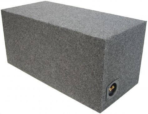 Dual 15" Sealed Kicker Square Sub Box Enclosure - 215SQ